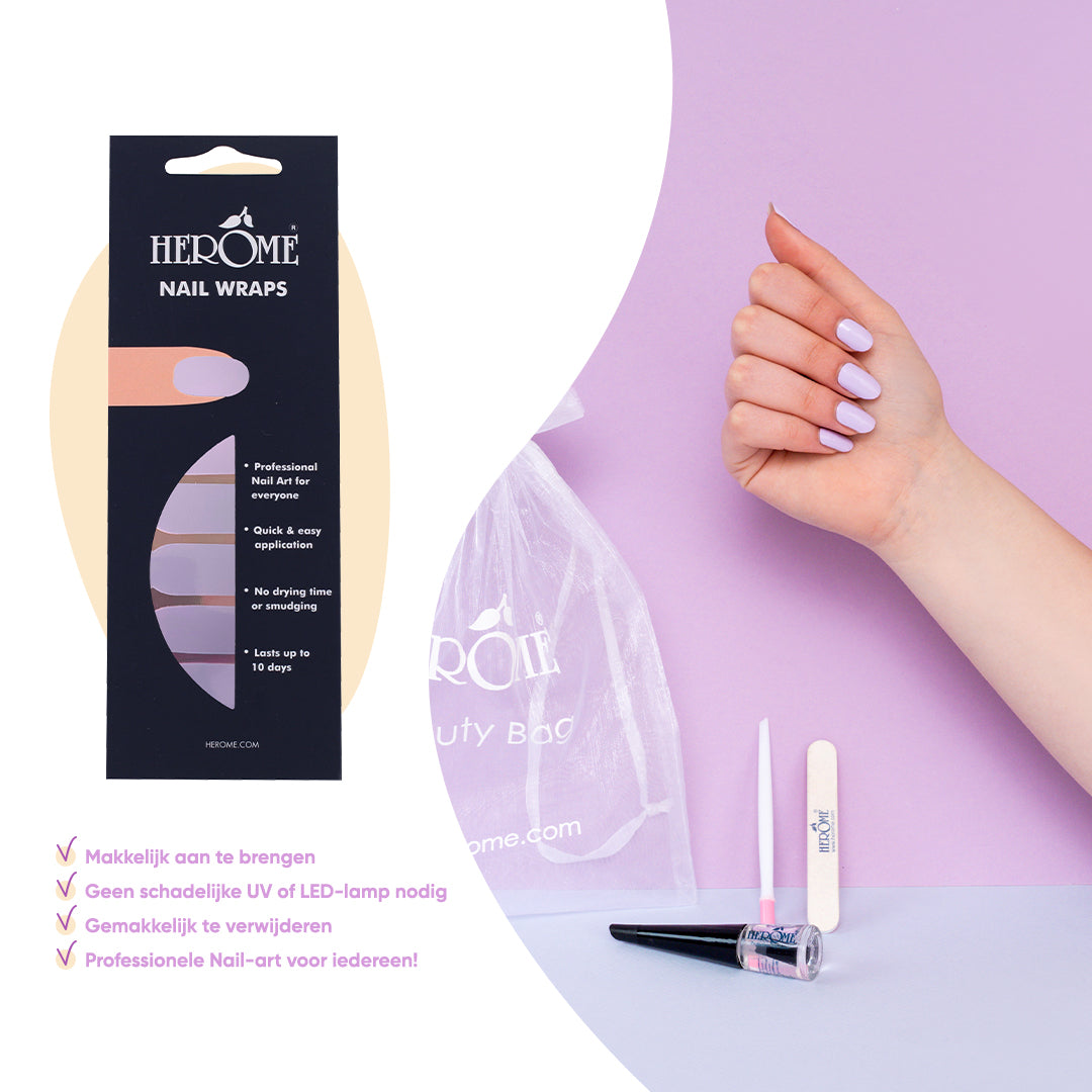 Cómo aplicar los Nail Wraps de Herome - Herome Cosmetics